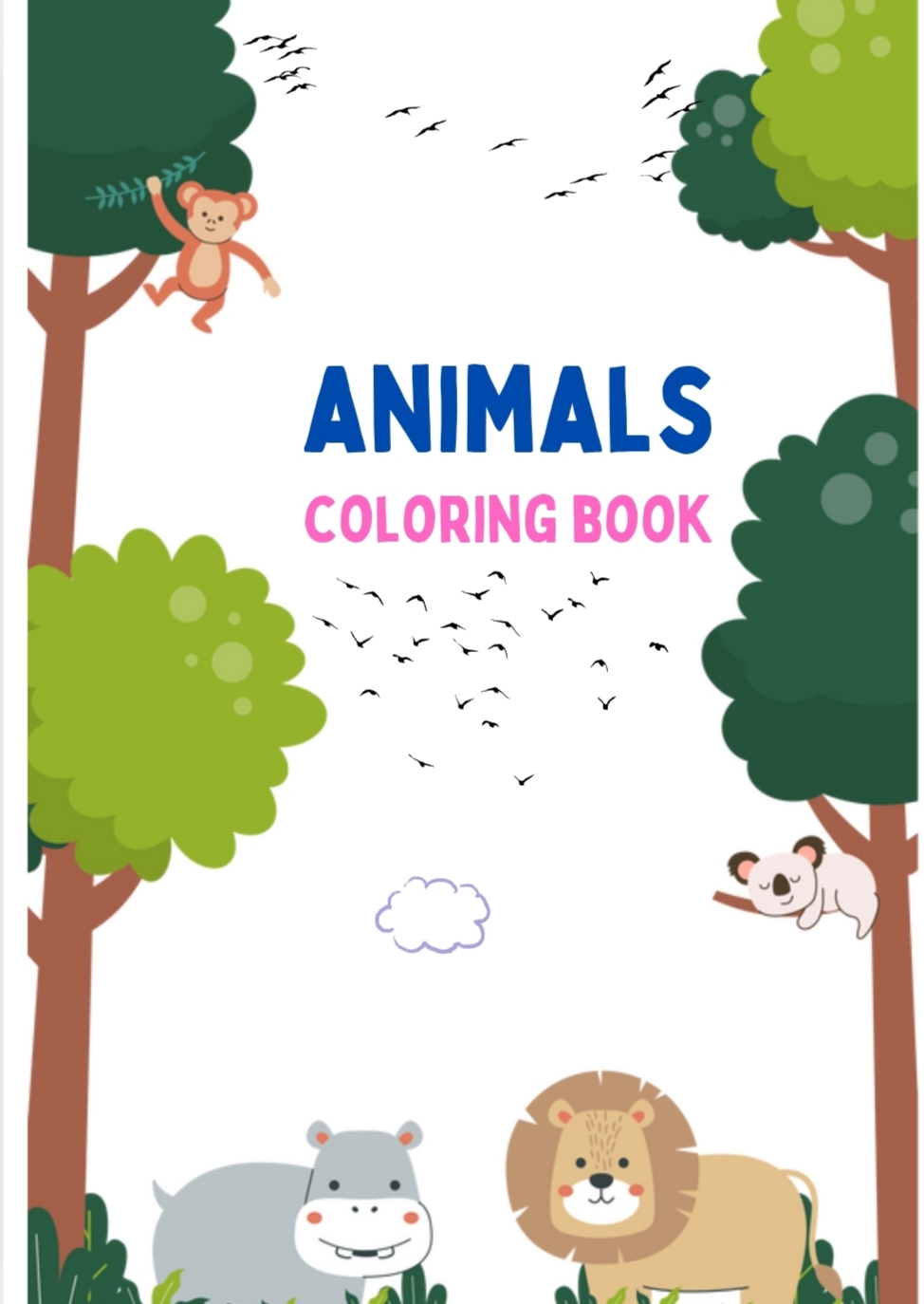 Animals Digital Coloring Book
