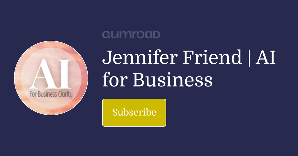 Jennifer Friend | AI for Business
