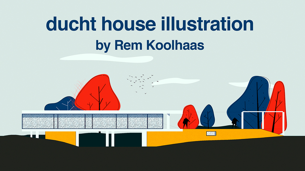 Ducht House Illustration/Rem Koolhaas by alternativavisualmx