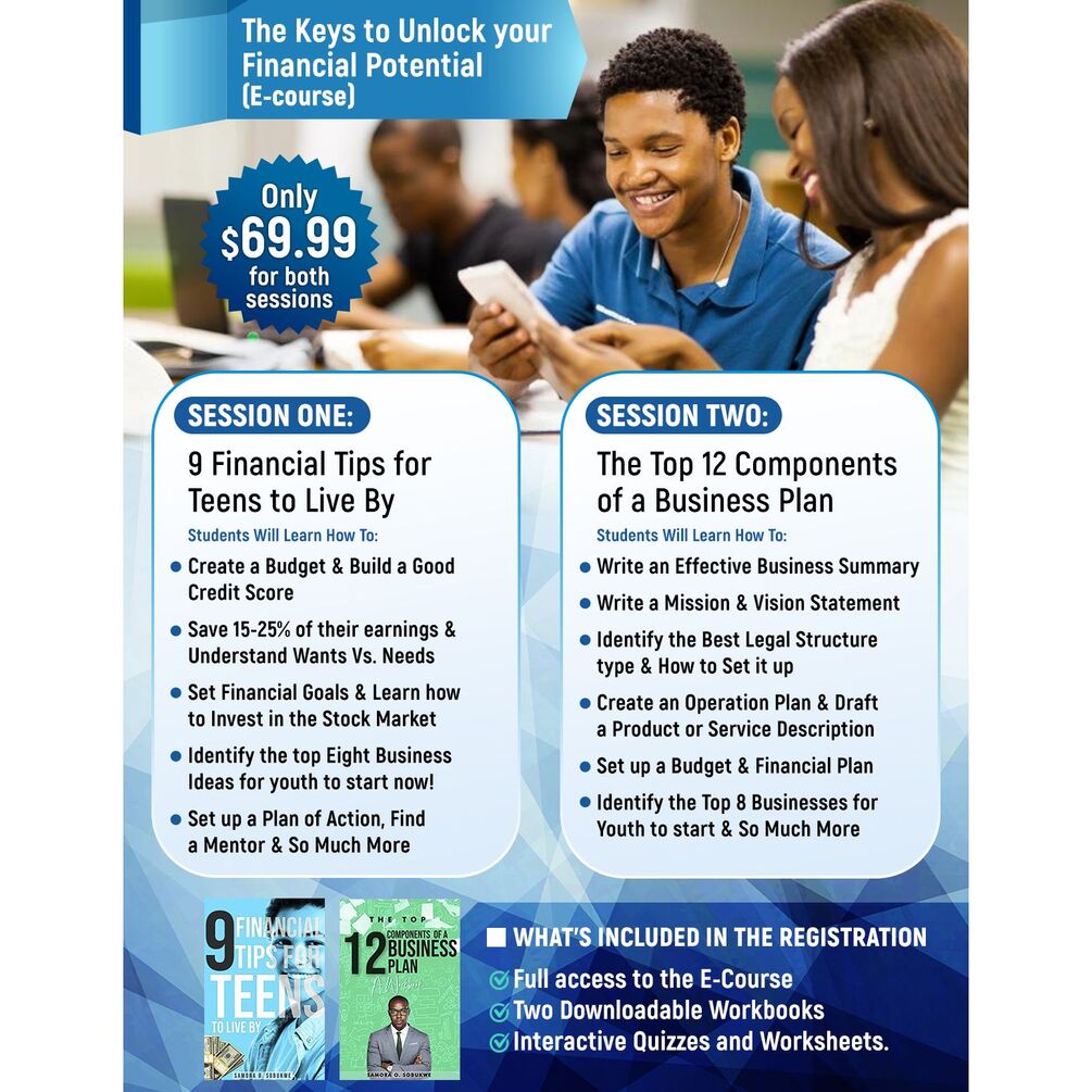 The Keys to Unlock Your Financial Potential (E-course) & Two Workbooks ...