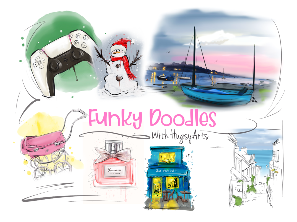 How to create Funky doodles