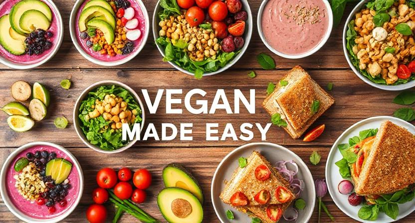 Vegan Made Easy: Delicious Plant Based Recipes (Limited Time Offer!)