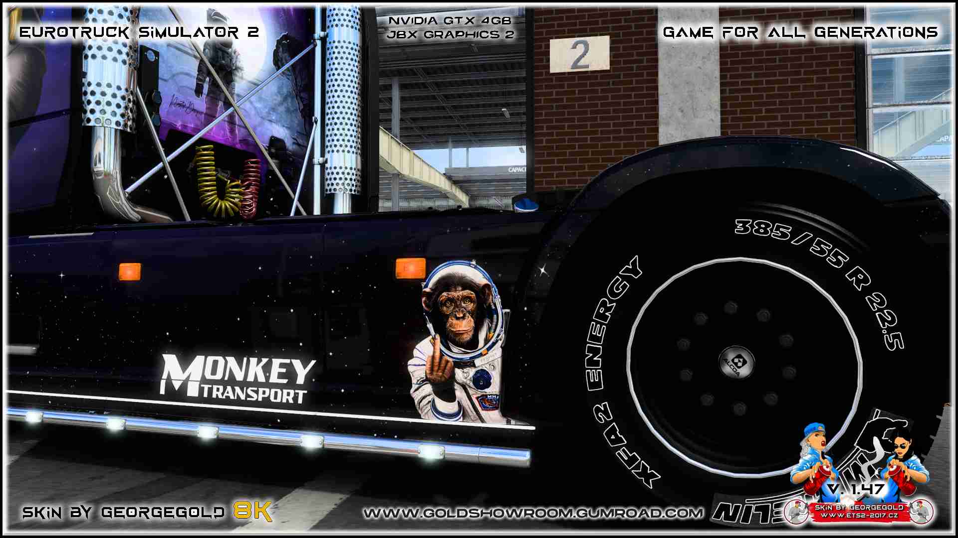 ETS 2 Skin Scania R NG Monkey Transport
