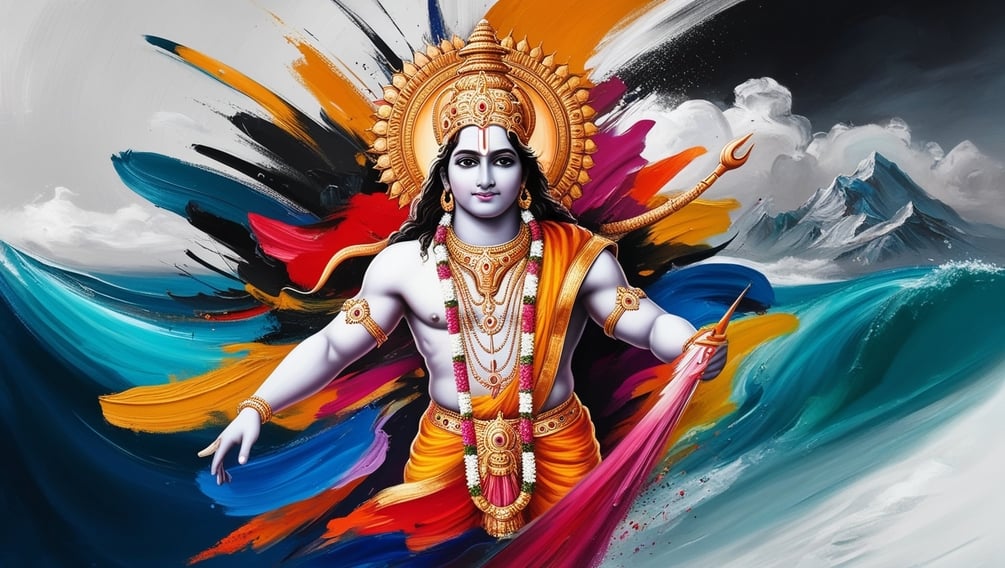 🎨 Divine Expressions: Abstract Images of Gods 🌟 #AbstractArt #GodsInArt ...