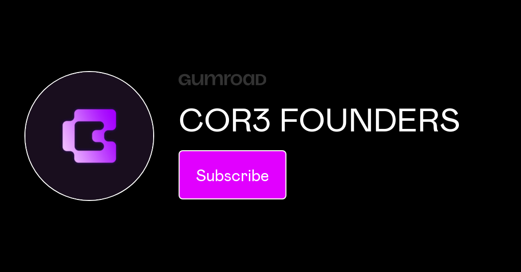 COR3 FOUNDERS