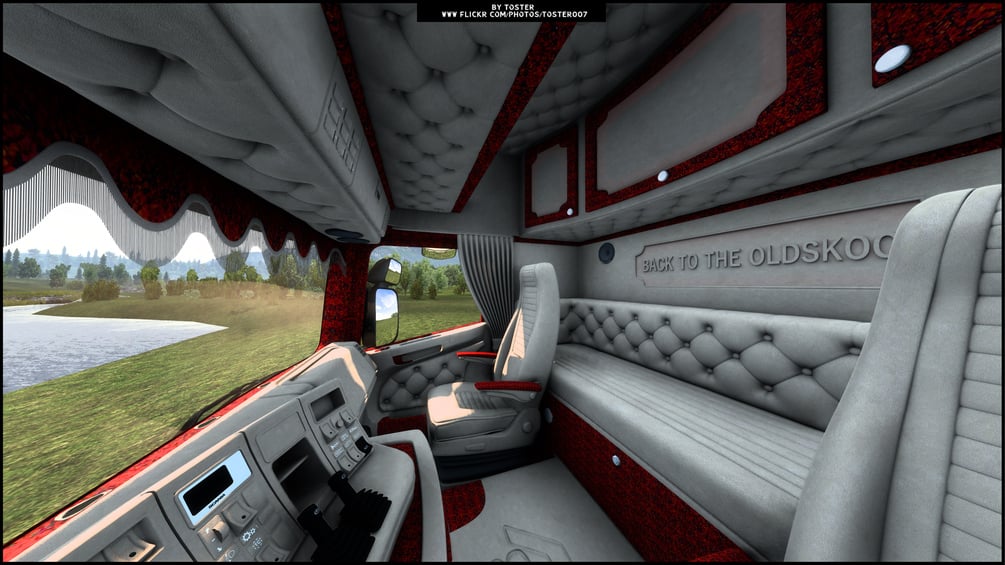 Interior Scania 4 Series by RJL OldSkool ETS 2 #3