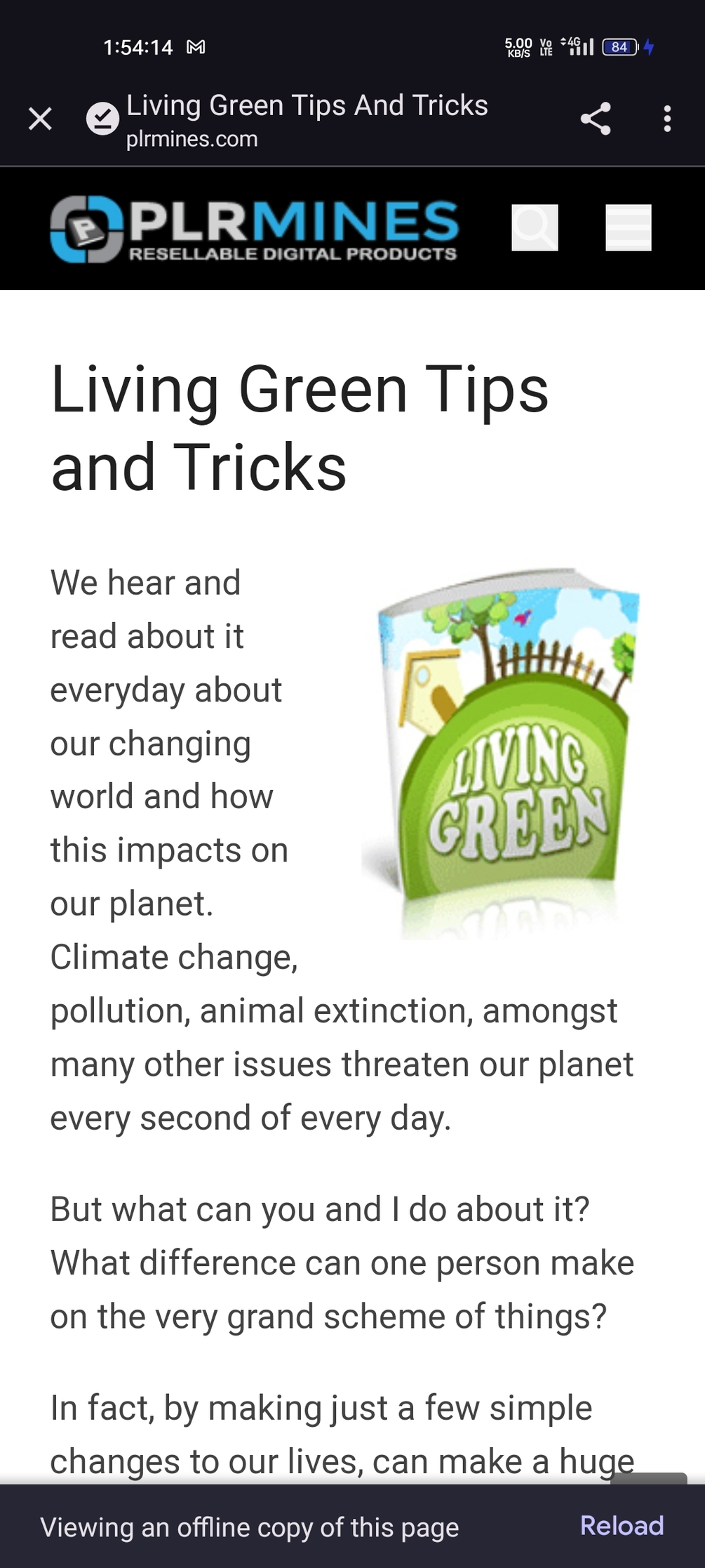 Living green tips and trips