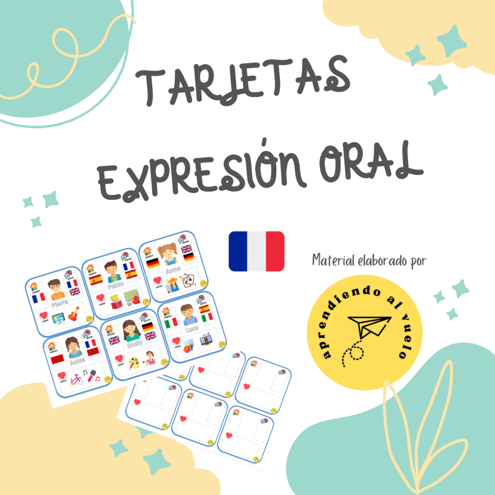Tarjetas de expresión oral francés