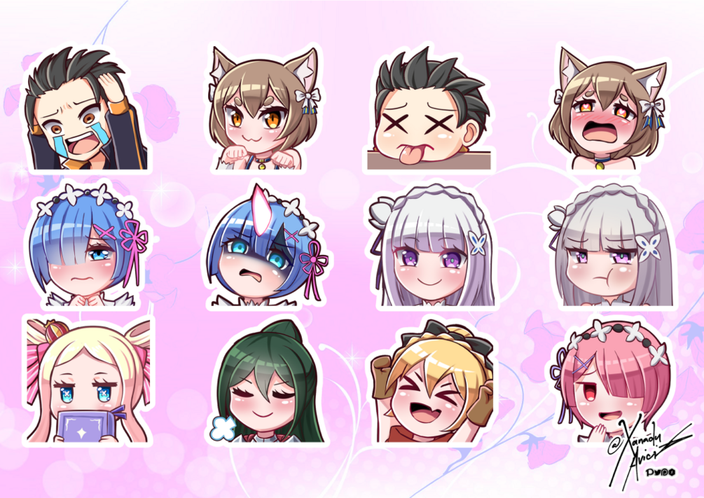 Re:Zero Emoji Pack