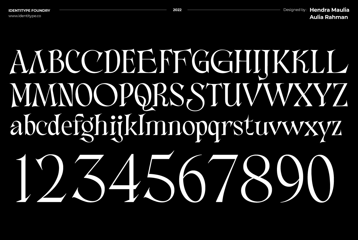New Free Font Here!! Conta Typeface - Identitype