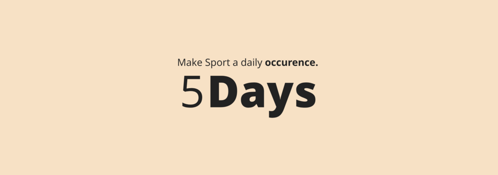 5 days sport program