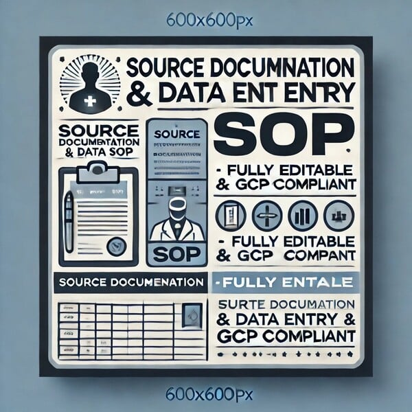 Essential Clinical Research SOP Bundle – Fully Editable & GCP Compliant