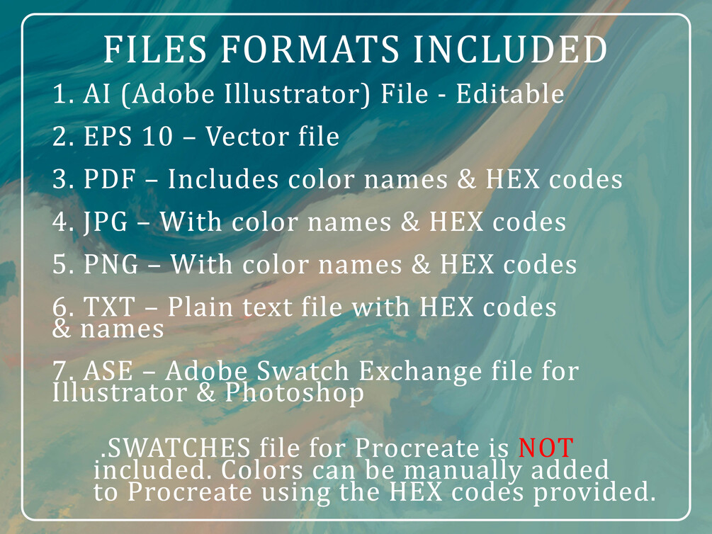 Green Color Palette Bundle 170+ Shades with Hex Codes & Names | Moss ...