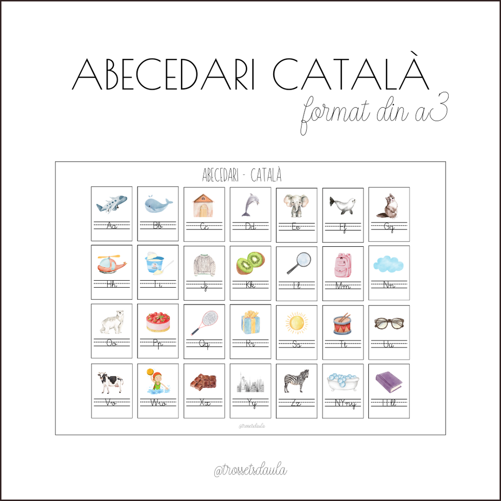 ABECEDARI/ABECEDARIO A3