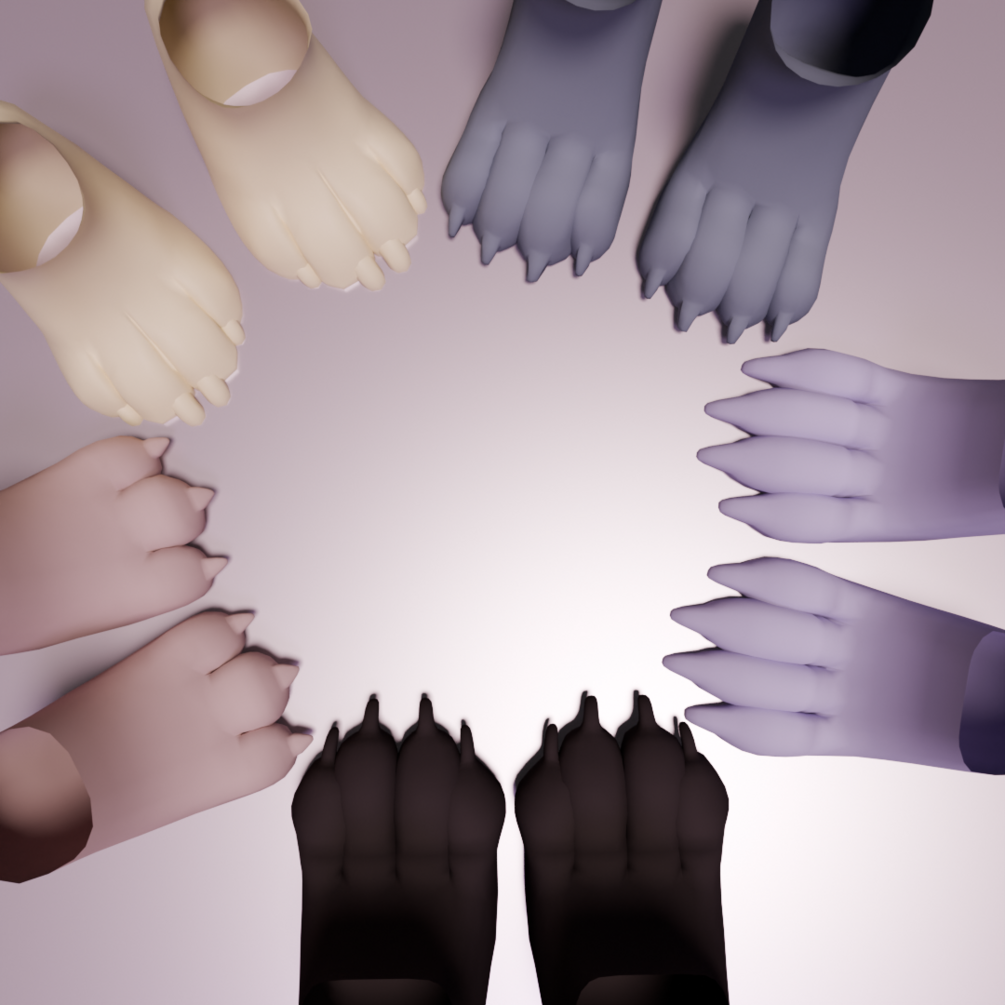 PAWS! || VRChat Furry Asset Pack