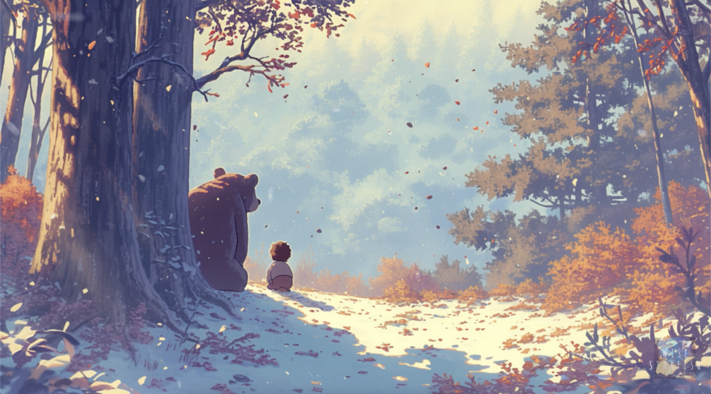 Beary Friends - Wallpaper Set of 3