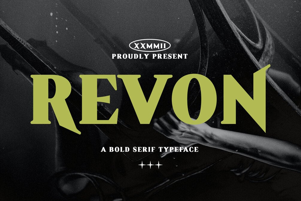 Revon – Bold Serif Typeface Font