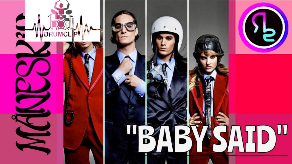 Måneskin - Baby said (Drum Sheet Music)