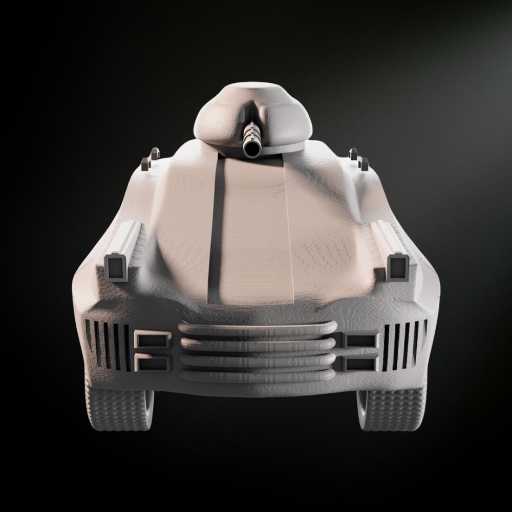 Sci-Fi Car STL File – 3D Printable Futuristic Vehicle for Tabletop Wargames, Dioramas, and RPG ...