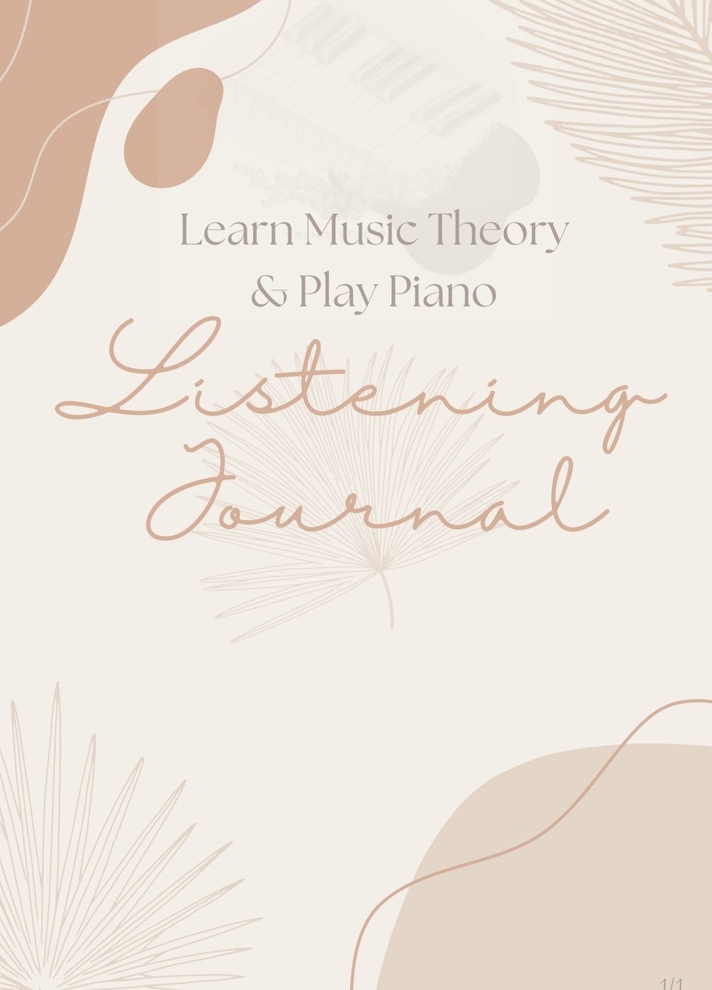 Get the ear training guide inside the- Music Listening Journal- Neutral ...