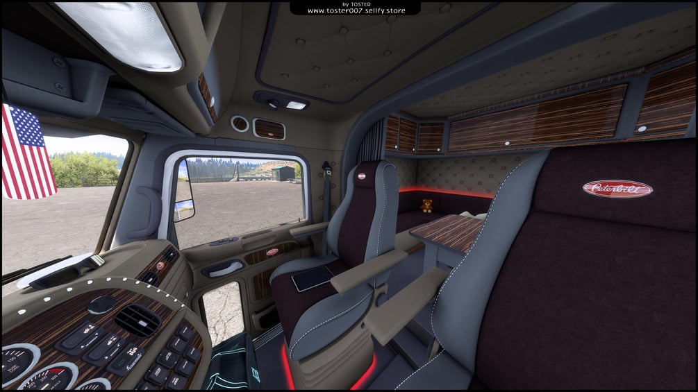 Interior Peterbilt 389 Custom ATS #2 OTHER COLORS