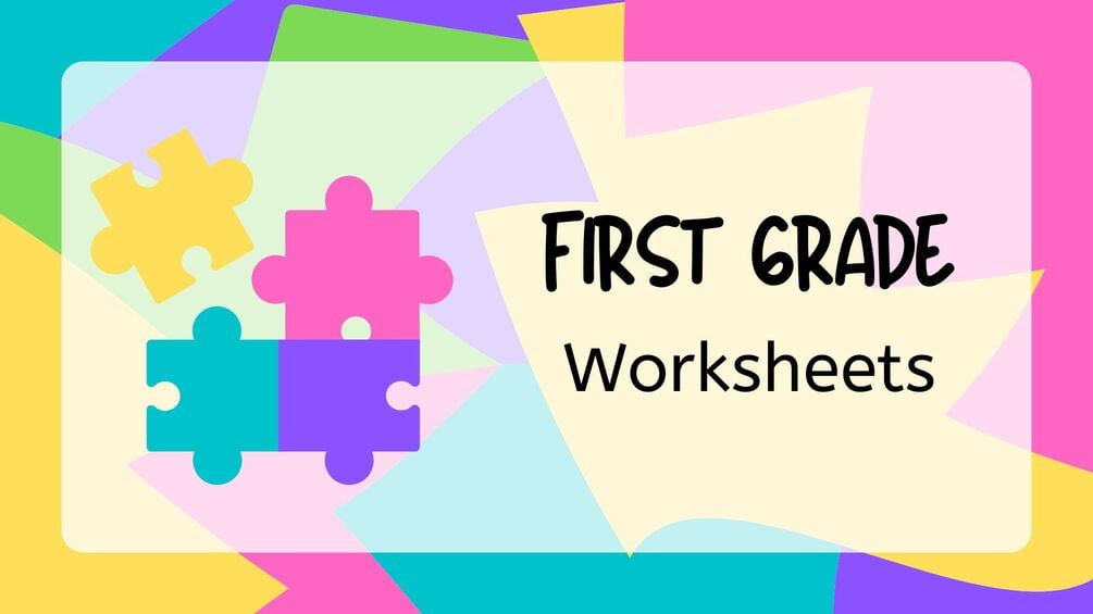 1st Grade Skills Booster – Printable Worksheets for Math & Literacy (30 ...