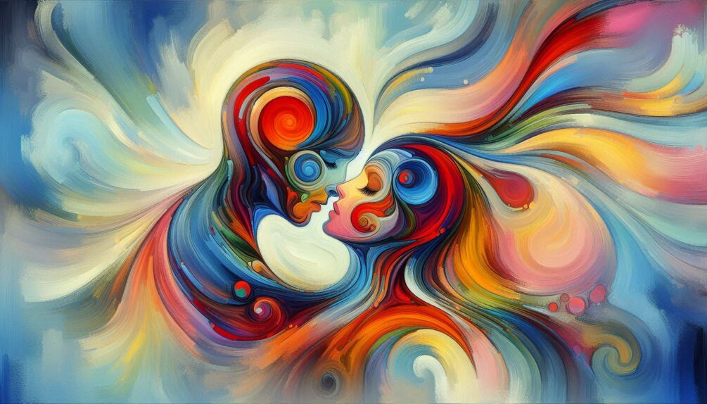 💖 Mesmerizing Abstract Expression Images of Cute Lovely Couples 💑