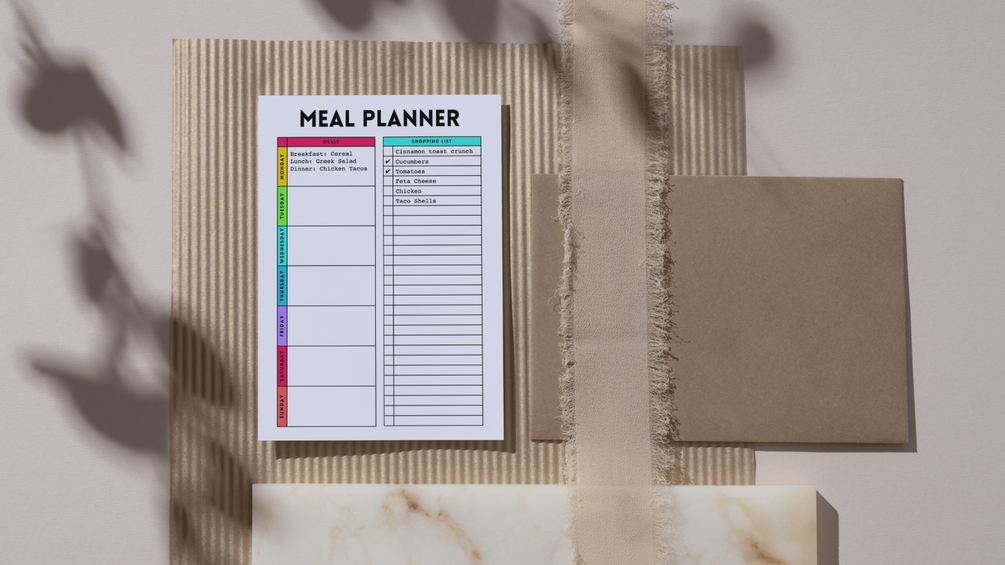 Simple All-in-One Meal Planner