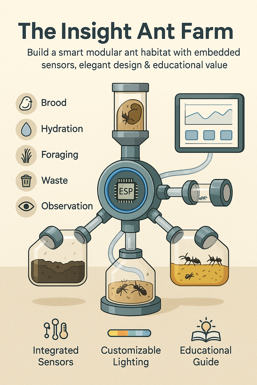 Insight Ant Farm – Build a Smart, Modular Colony