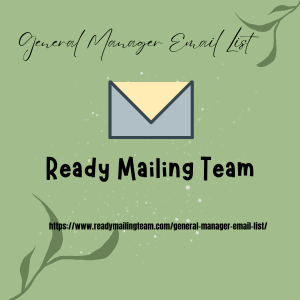 General Manager Email List