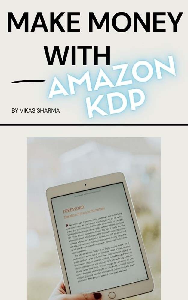 make money by amazon kdp