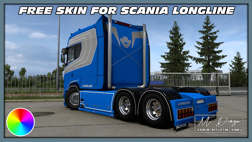SKIN MATTE & GLOSS CHANGE COLORS FOR SCANIA S LONGLINE by SKIMO - ETS2 ...