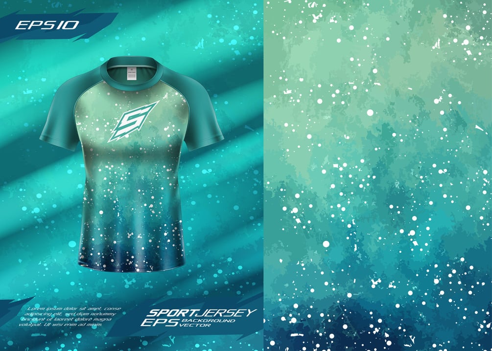 JERSEY PATTERN, DESIGN FOR E SPORT, RACING, SOCCER, GAMING, MOTOCROSS ...