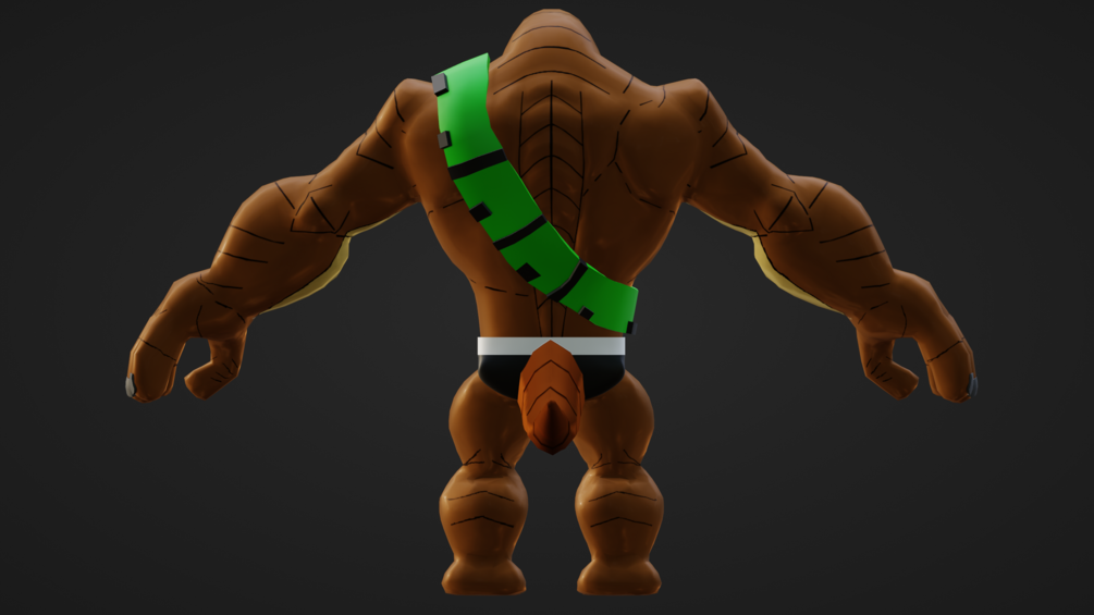 Humungousaur 3D Model From Ben 10 Omniverse