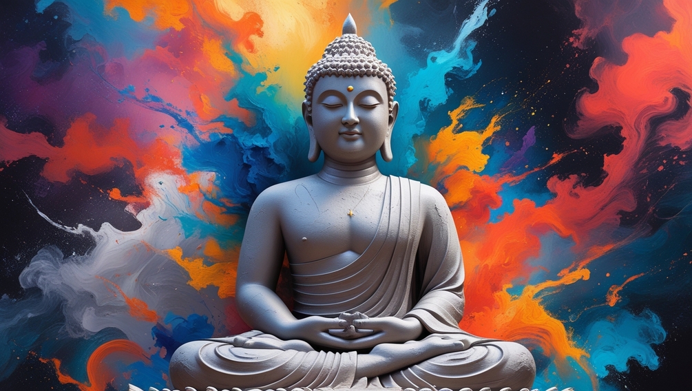 🎨 Divine Inspiration: Abstract Expression Images of Gods 🌟