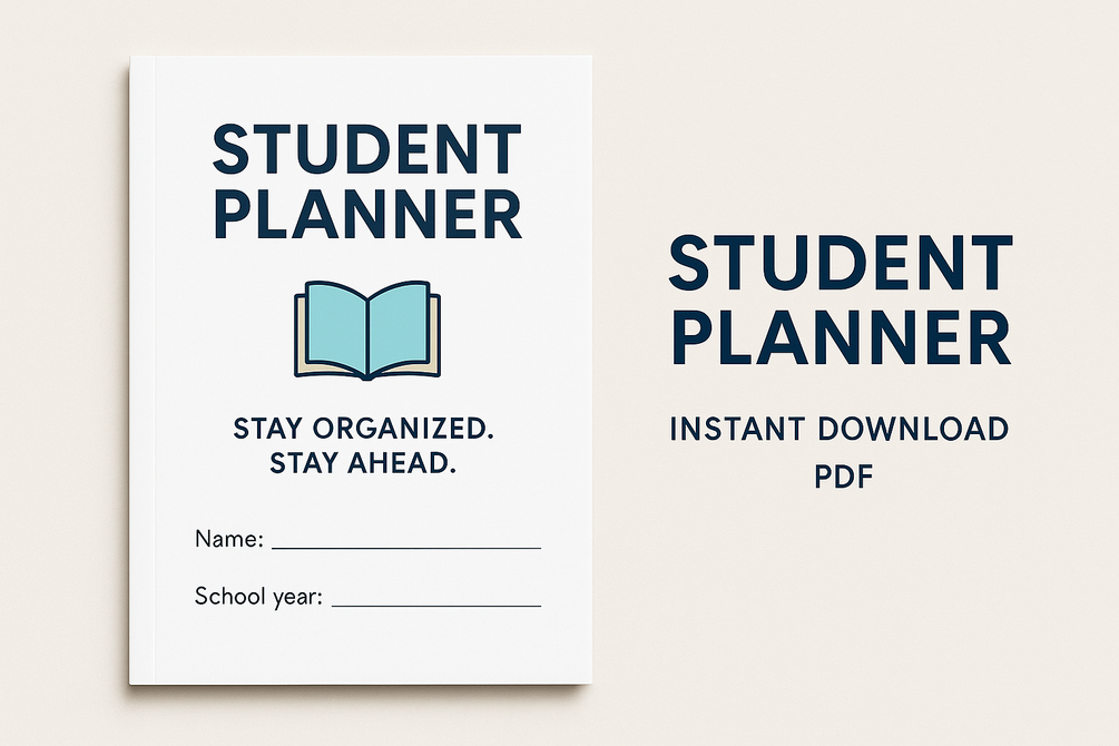 Student Planner – Academic Success Kit