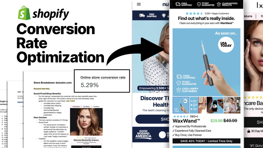 Shopify CRO Website Masterclass