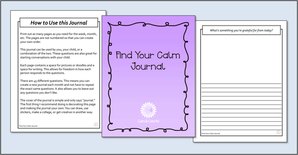 Find Your Calm Reflection Journal