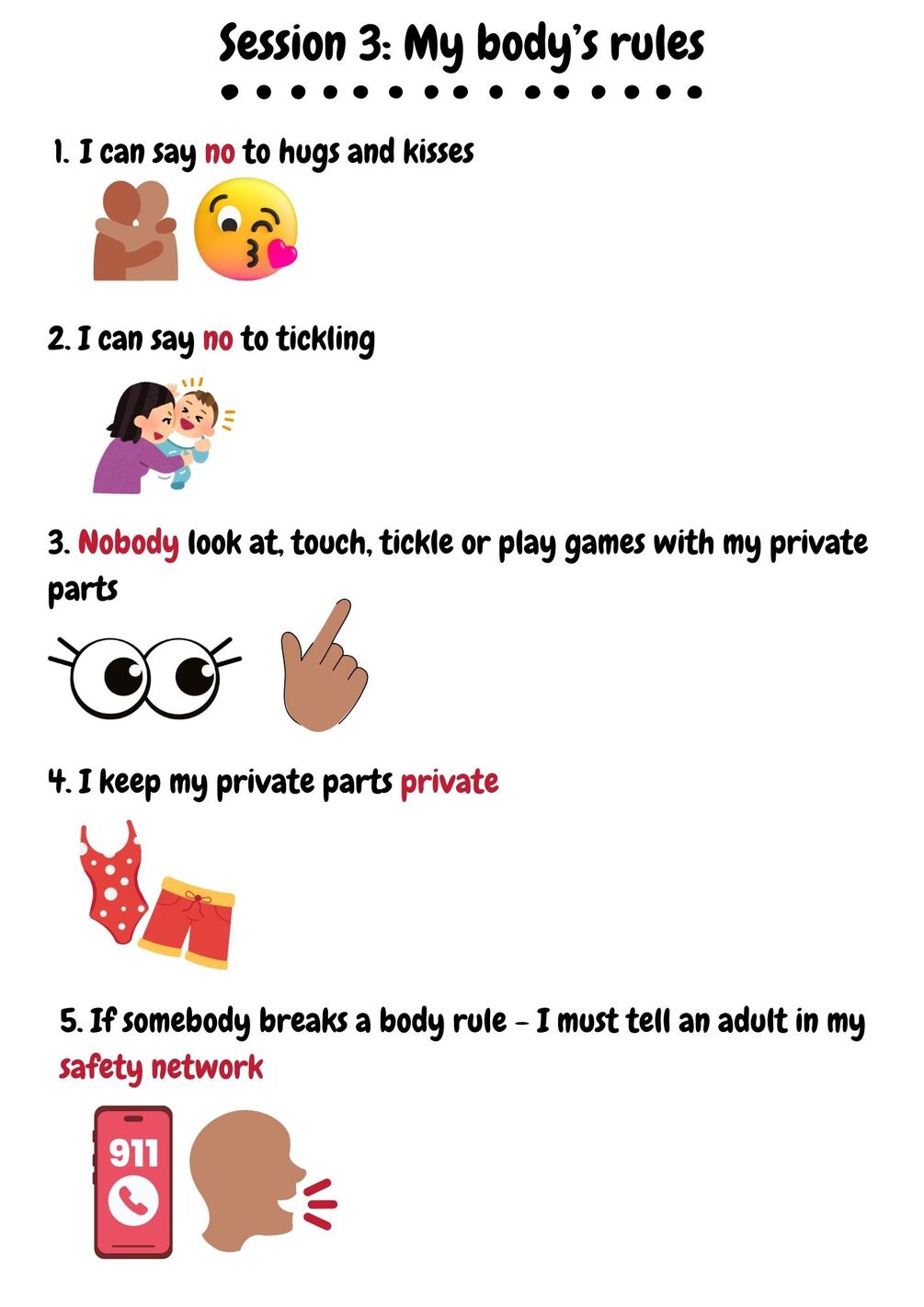 Body Safety and Body Boundaries - Ready-to-use Group Work Program for ...