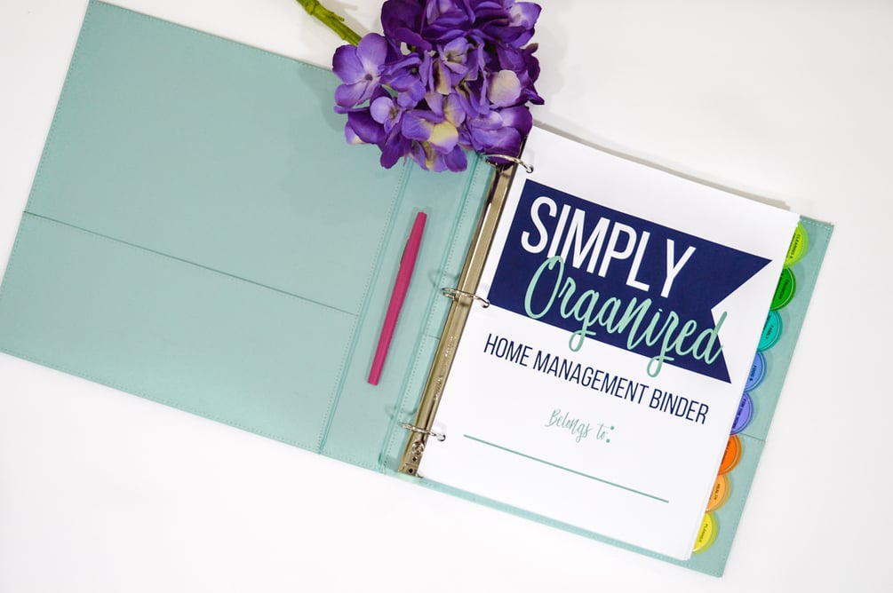 Simply Organized Home Binder
