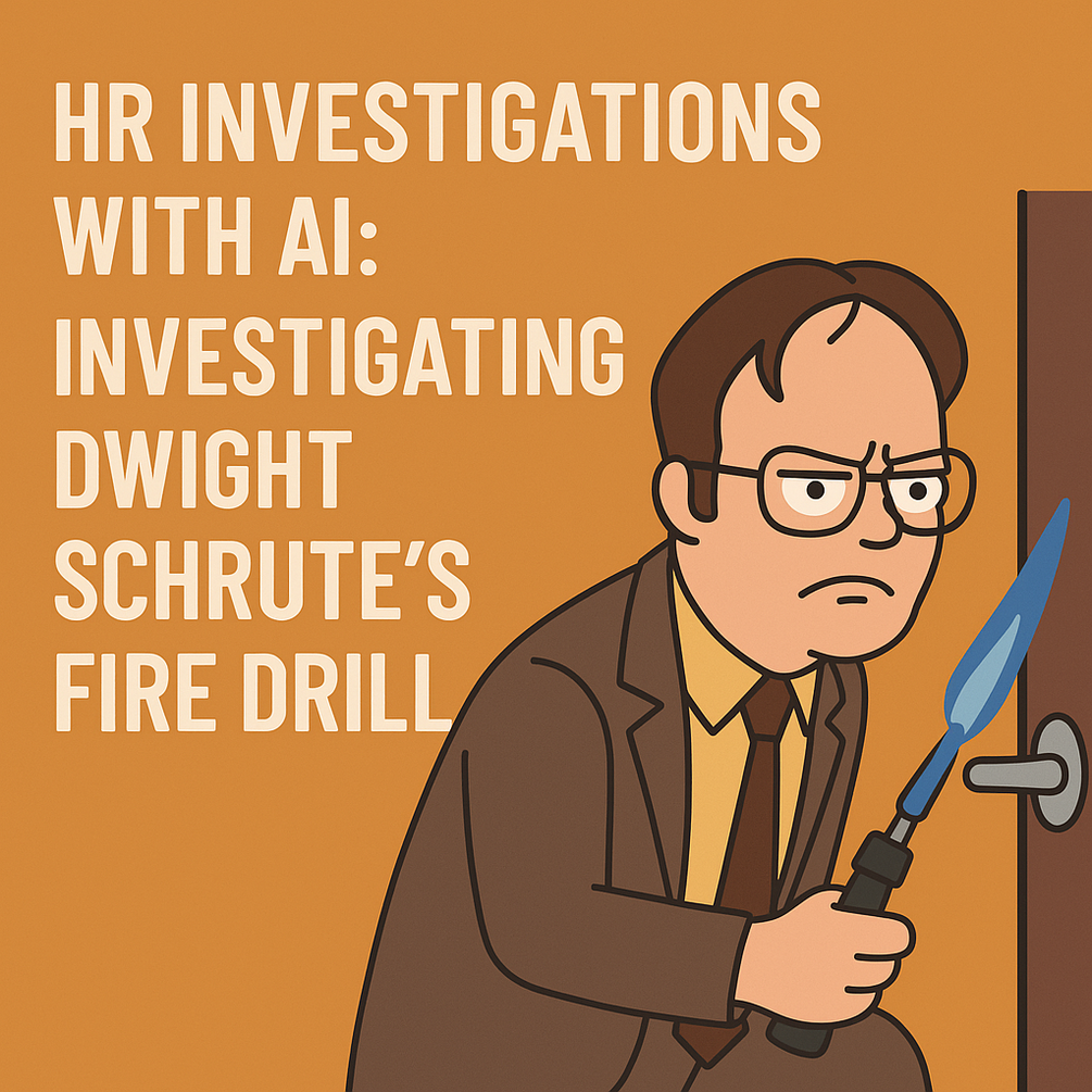 HR Investigation Toolkit: The Dwight Schrute Fire Drill Case Files