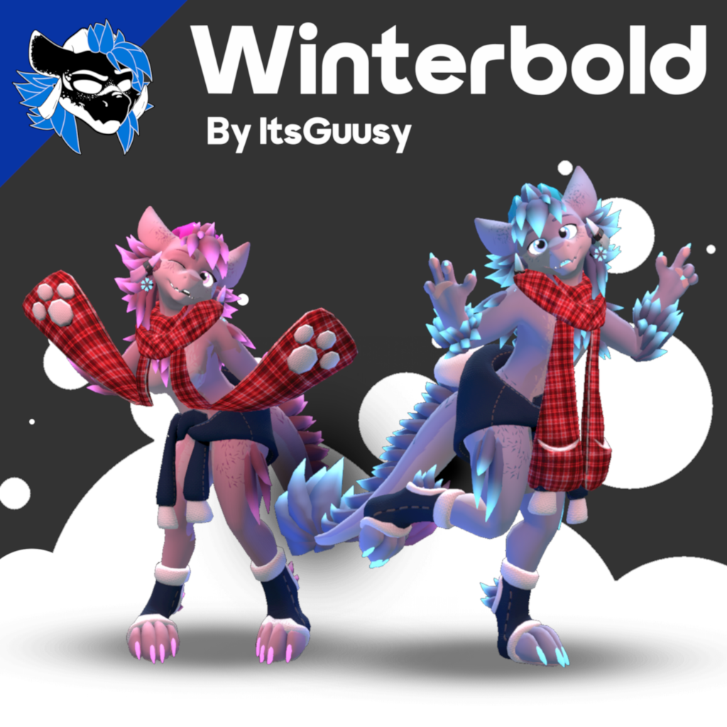 Introducing The Winterbold - Fluffy Kobold VRChat Avatar! - ItsGuusy