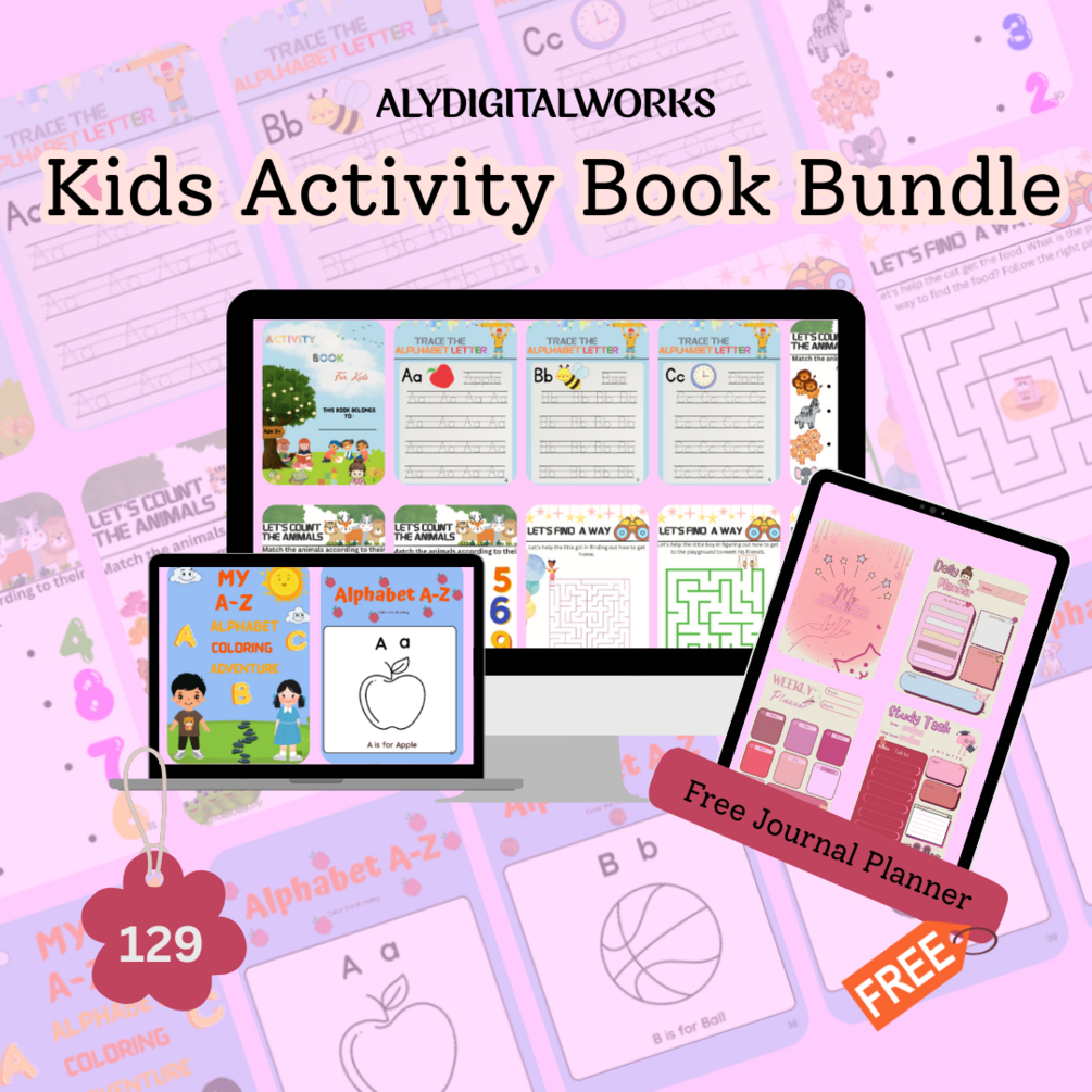 KIDS ACTIVITY BOOK BUNDLE