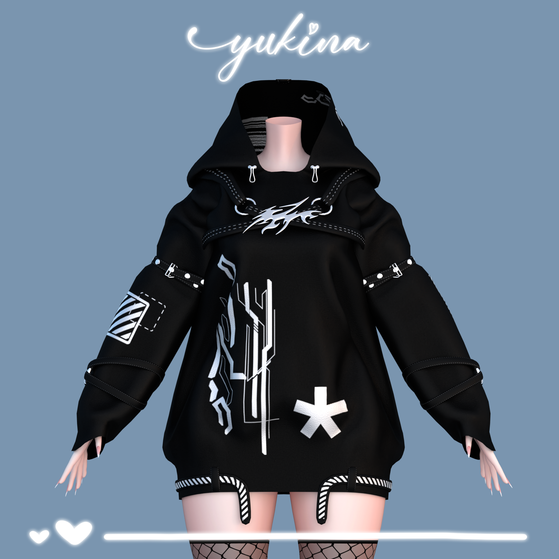 Tech hoodie asset drop!!! - It's Yukina