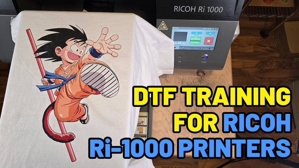 Master DTF Transfers with the Ricoh Ri 1000 – Step-by-Step Video Course