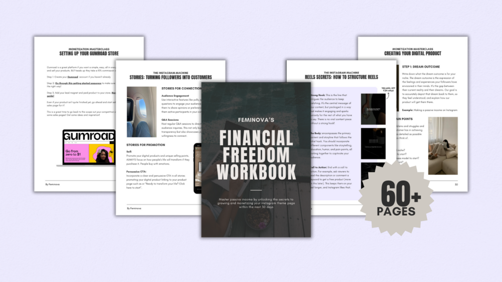 Feminova's Financial Freedom Workbook