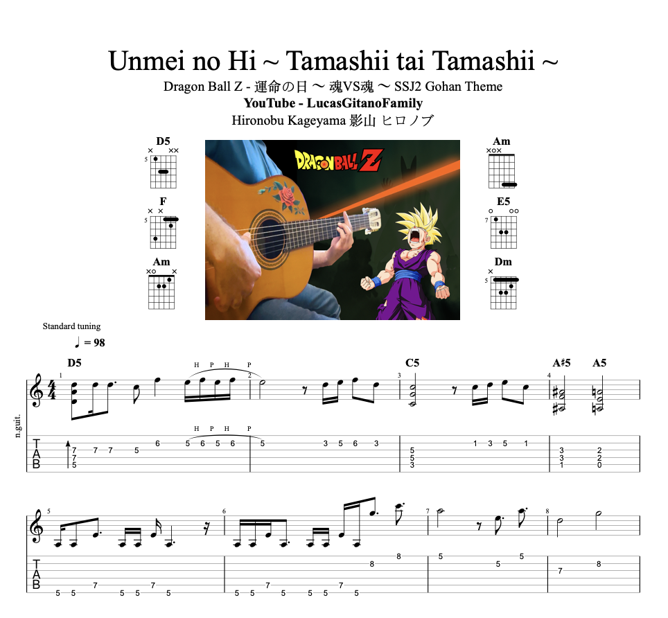 Unmei no Hi ~ Tamashii tai Tamashii ~ (Dragon Ball Z)