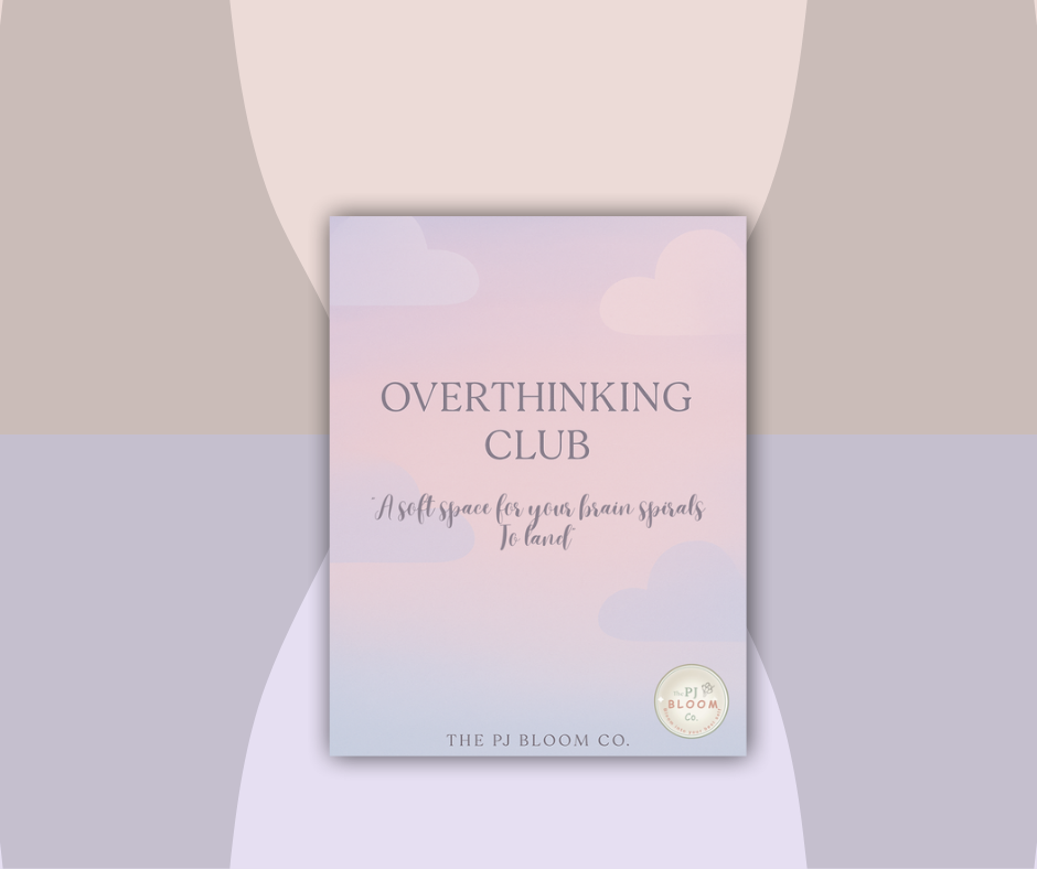 Overthinking Club Notebook – Calm Your Mind & Write It All Out
