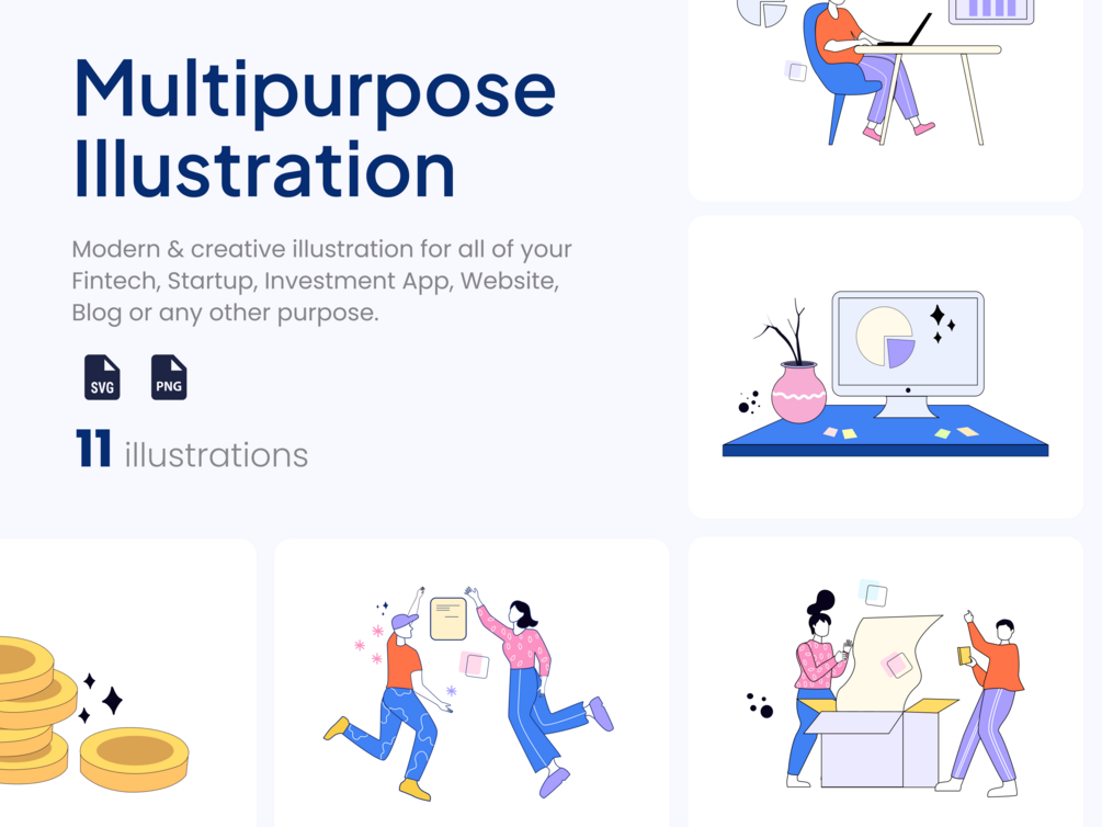 11 Multipurpose Illustrations