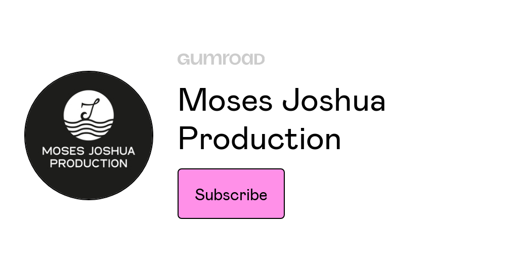 Moses Joshua Production